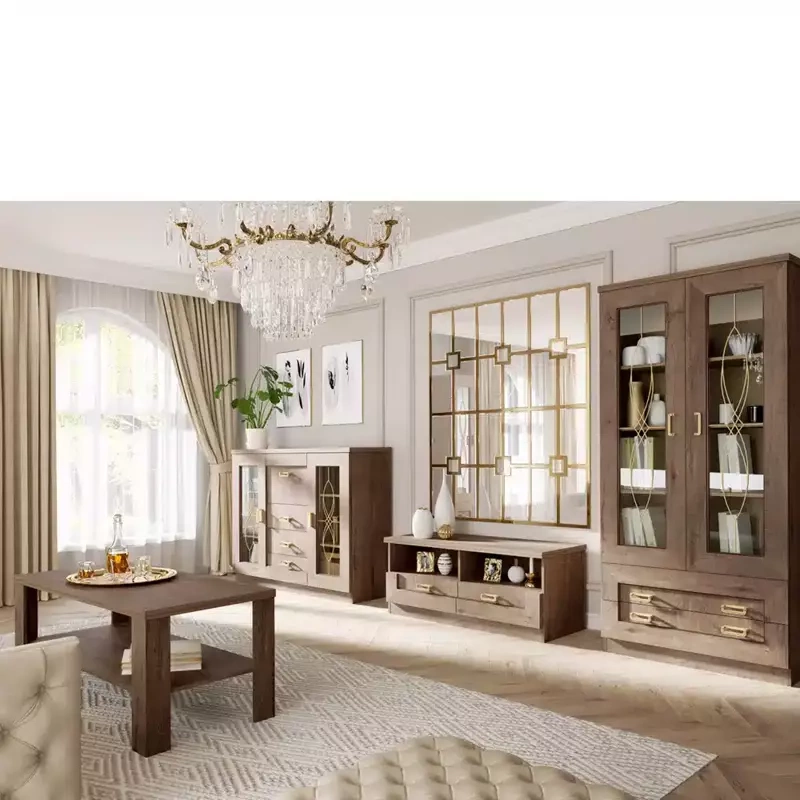 Zestaw mebli do salonu w stylu klasycznym TAVIER | Sklep BroMARKT.pl